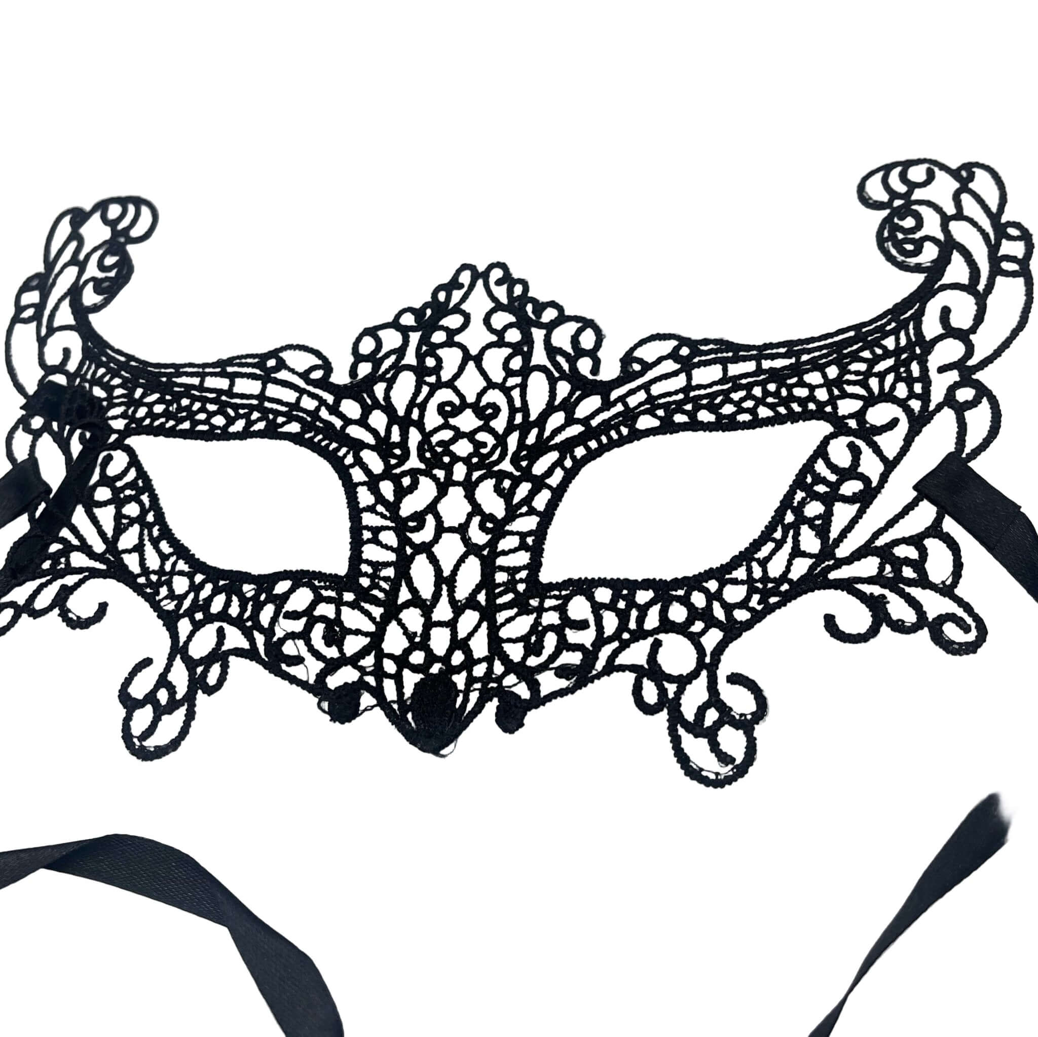 Elegant Black lace Victorian Goth Masquerade mask – Steampunkgearsa